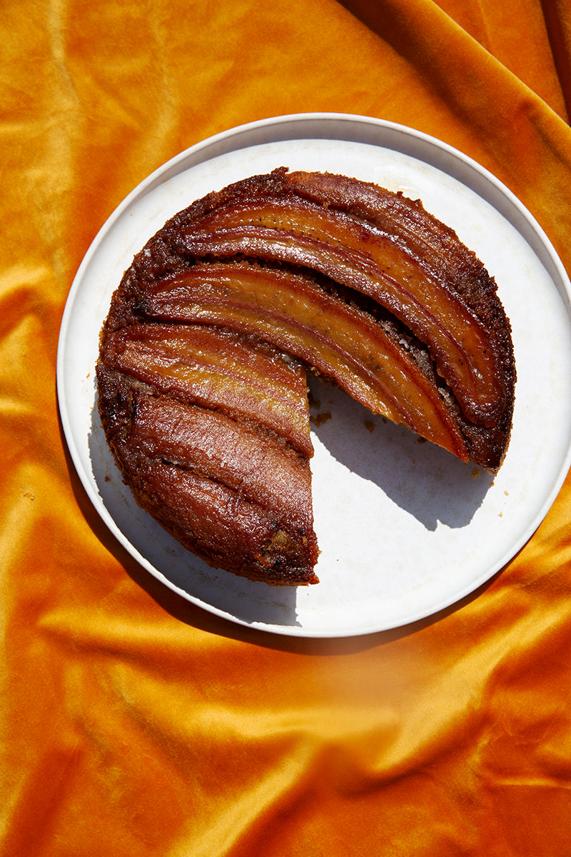 Torched Banana Cake – YARDY WORLD